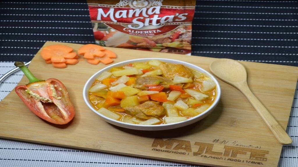 Caldereta with Pineapple | SugarEnSpice.net